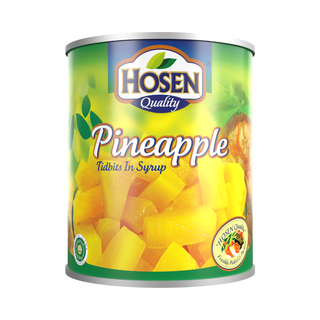Hosen Pineapple Tidbits in Syrup 3.05kg – Price Club Singapore