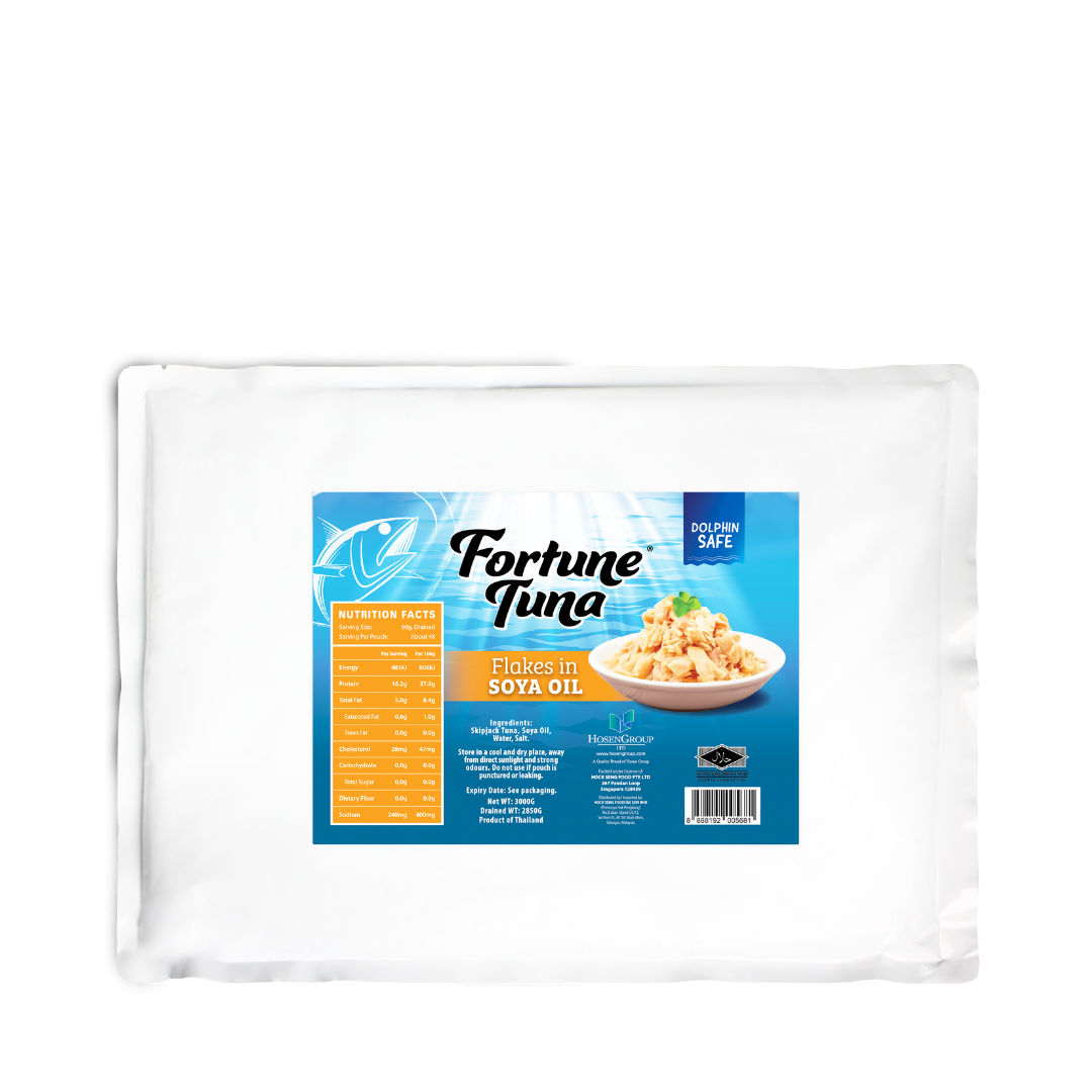 Fortune Tuna Flakes in Soya Oil (Pouch) 3kg – Price Club Singapore