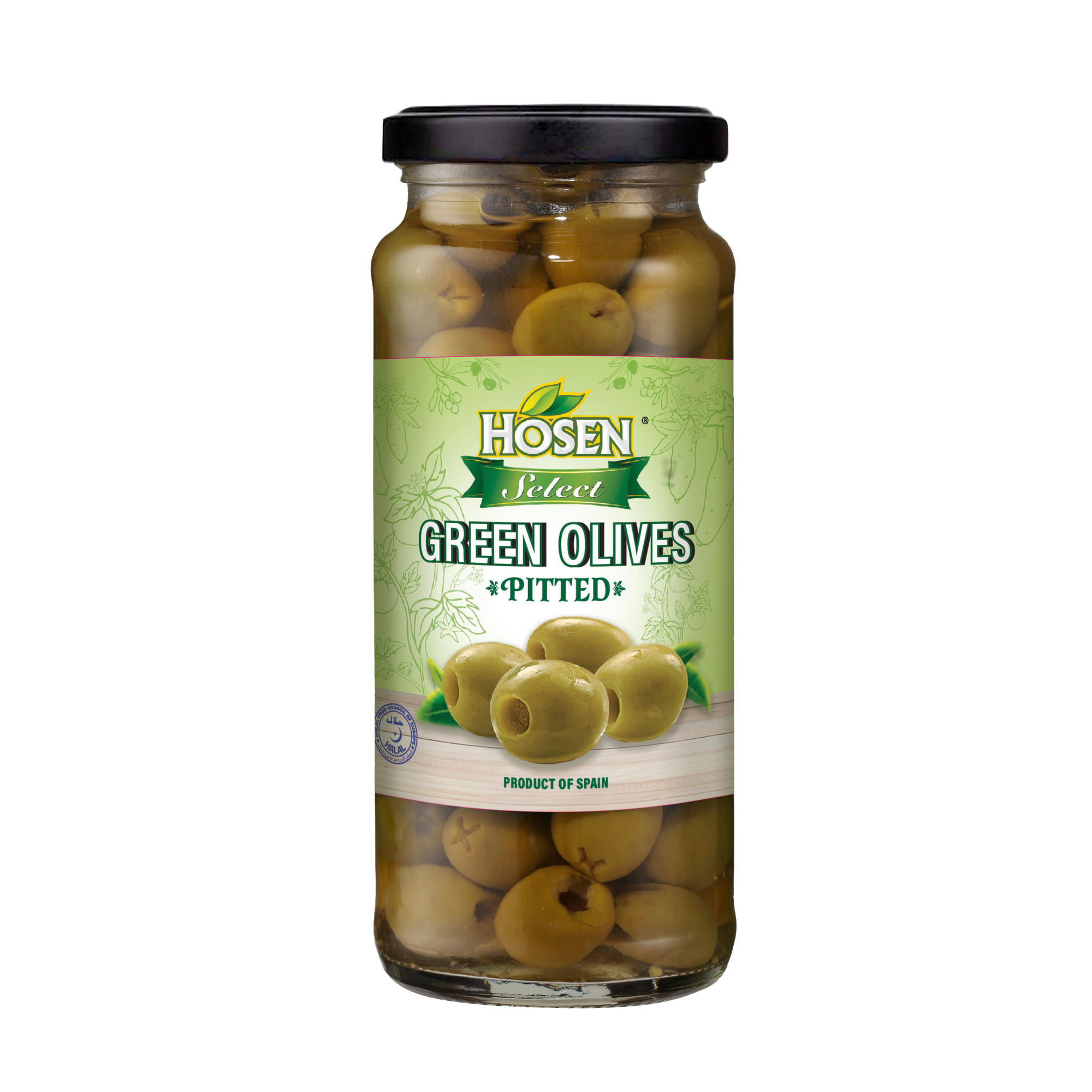 Price Club Singapore - Hosen Pitted Green Olives 345g